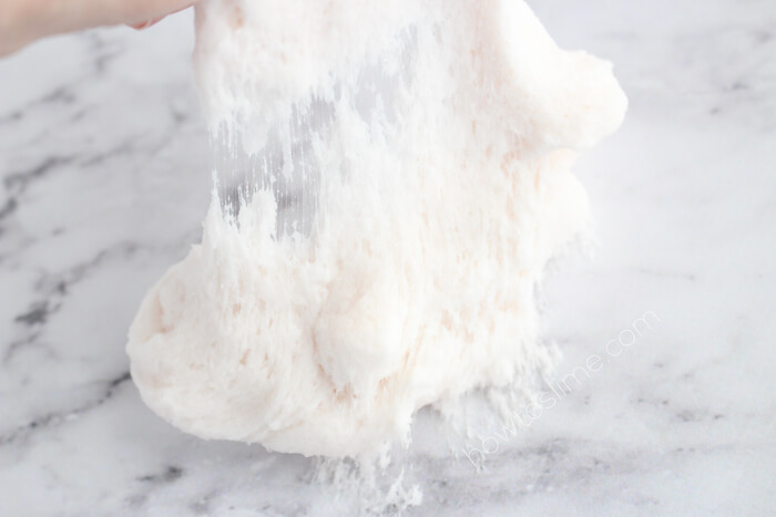 How to make Fluffy Cloud Slime with Instant Snow - How to Slime